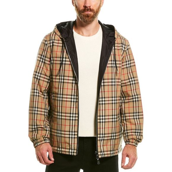Burberry | Jackets & Coats | Burberry Mens Reversible Vintage Check Jacket | Poshmark